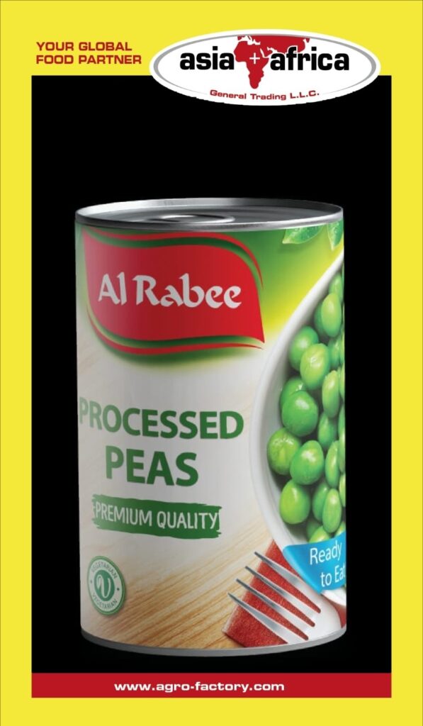 Al Rabee Processed Peas - Asia & Africa General Trading Dubai