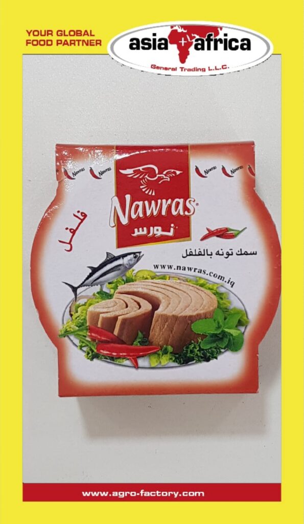 NAWRAS TUNA IN VEGETABLE OIL (pepper) - Asia & Africa General Trading Dubai